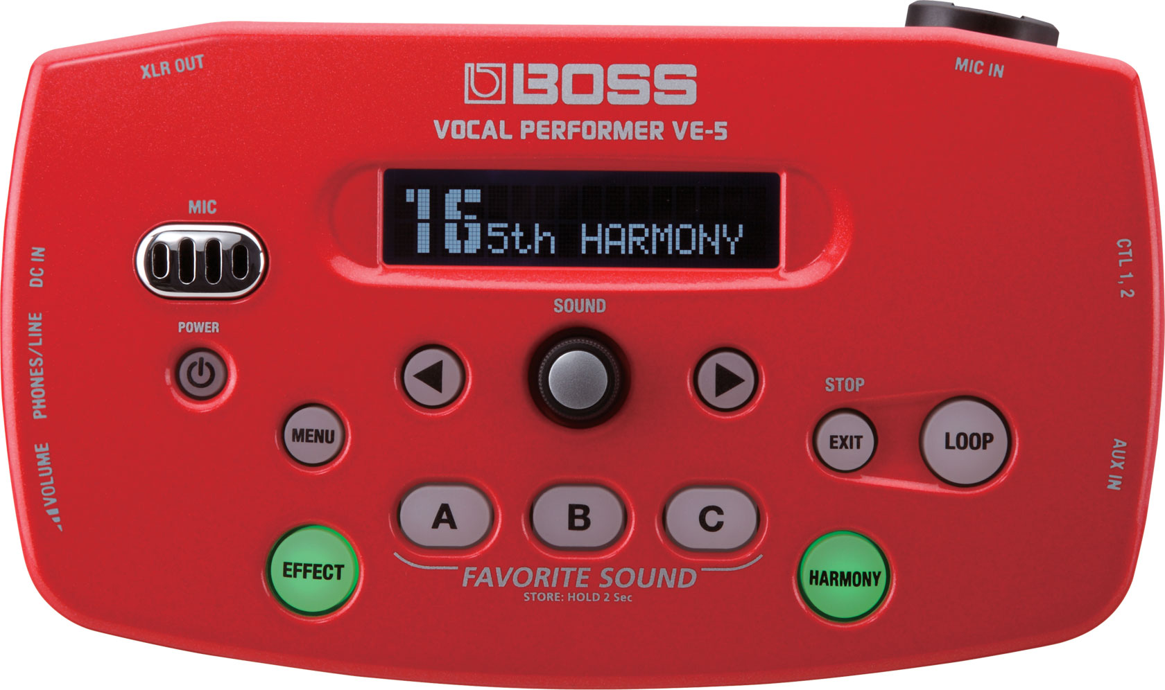 Boss VE-5 สีแดง | Music Arms