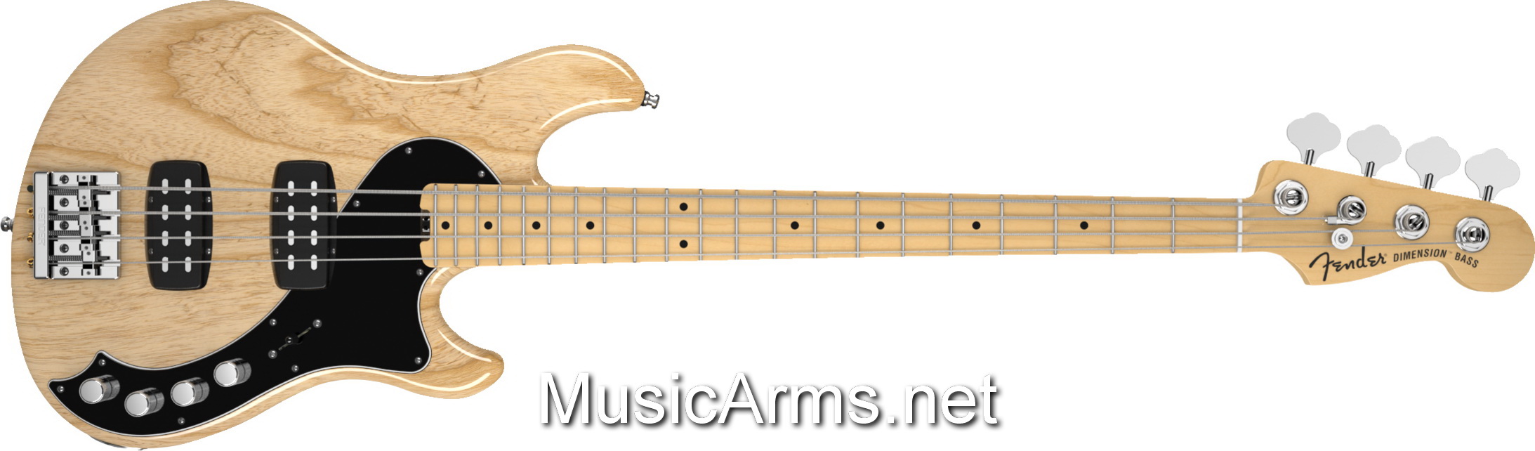AM. DELUXE DIMENSION BASS IV HH MN Natural | Music Arms