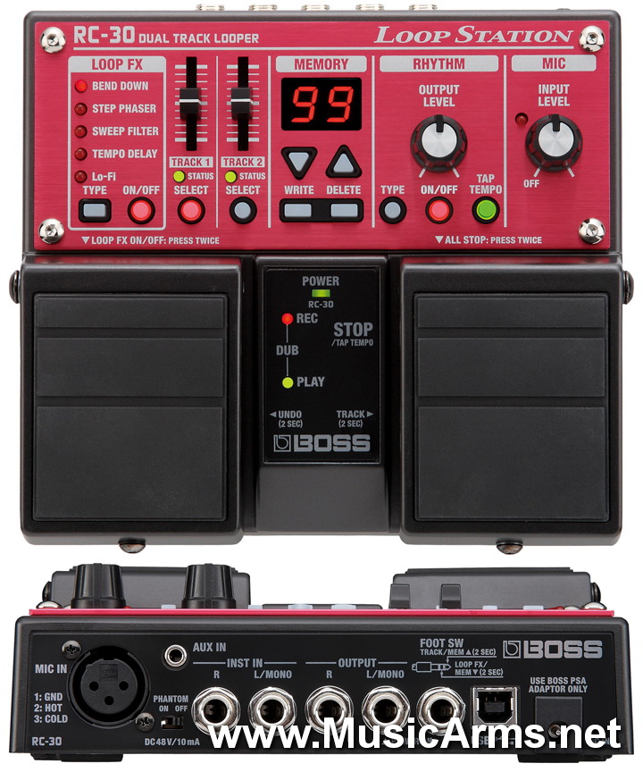 Boss RC-20XL Loop Station เอฟเฟค Loop | Music Arms ศูนย์รวมเครื่องดนตรี ...