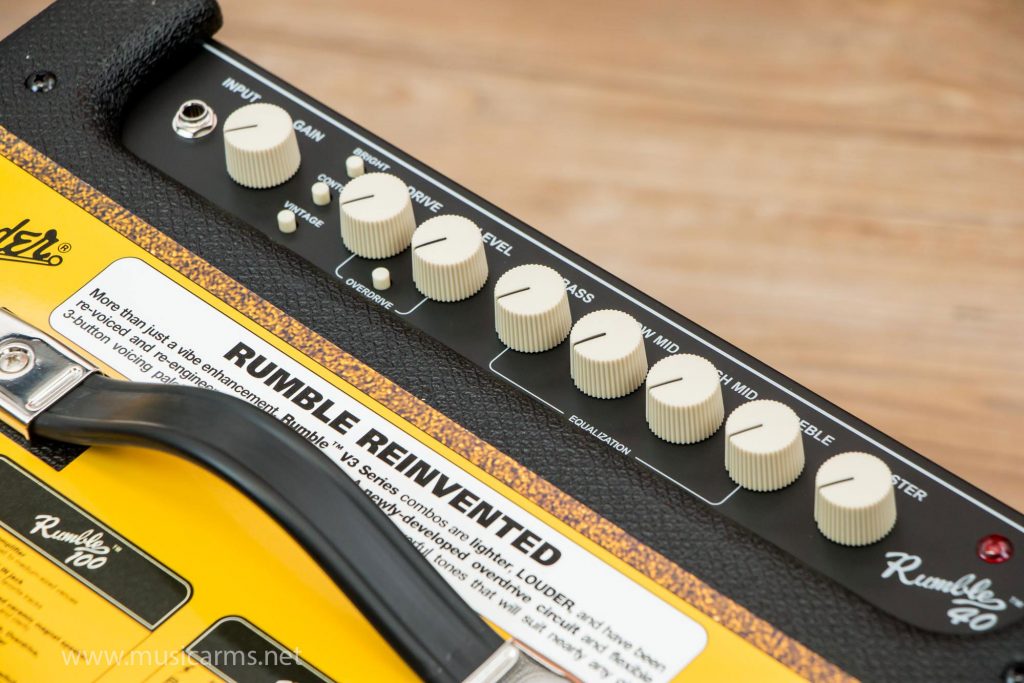 Fender Rumble 40 แอมป์เบส | Music Arms ศูนย์รวมแอมป์เบส Fender