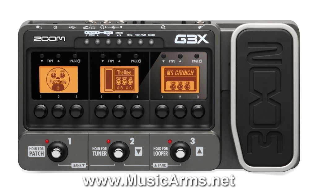 Zoom G3X Guitar Effects | Music Arms ศูนย์รวมเครื่องดนตรี ตั้งแต่ ...
