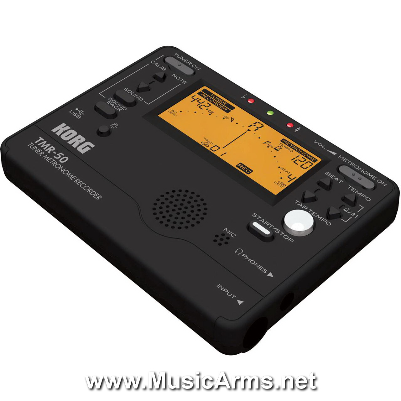 Korg TM-50 Tuner Metronome -bk -ราคา | Music Arms