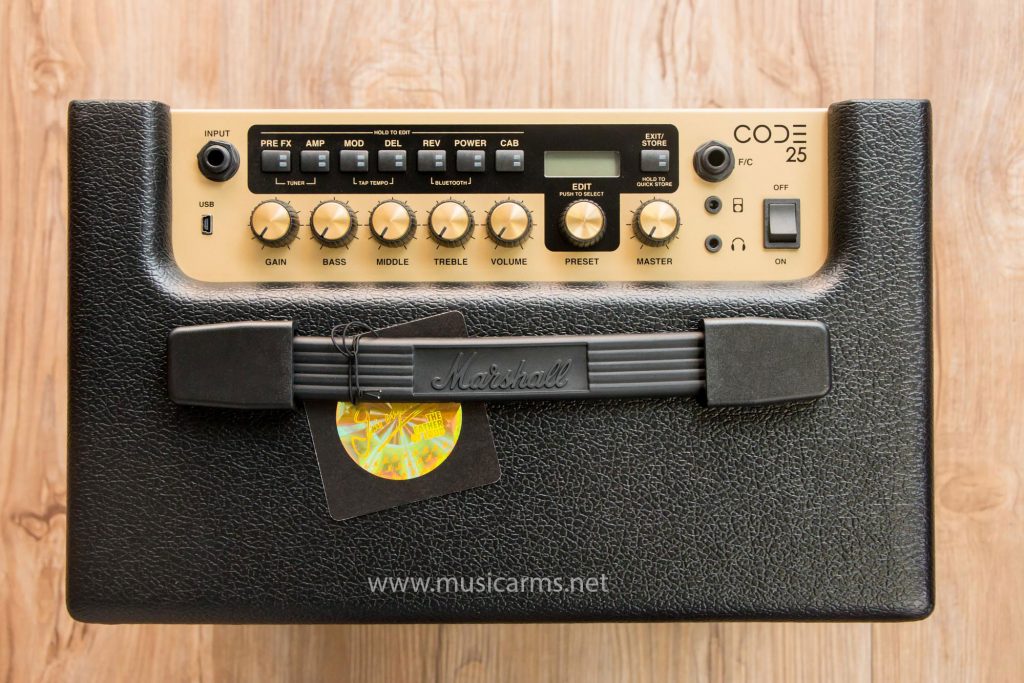 Marshall Code25 | Music Arms ศูนย์รวมเครื่องดนตรี ตั้งแต่เริ่มต้น ถึงมืออาชีพ | Music Arms