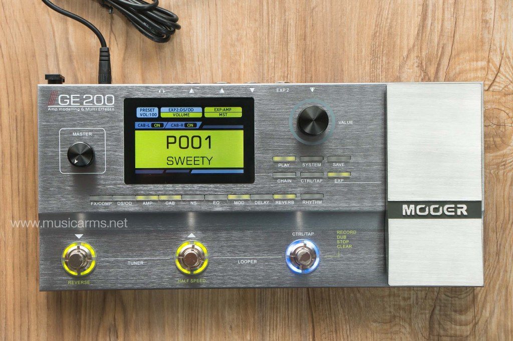 Mooer GE200 Multi Effect ฟรีคู่มือภาษาไทย | Music Arms ศูนย์รวมเครื่อง ...