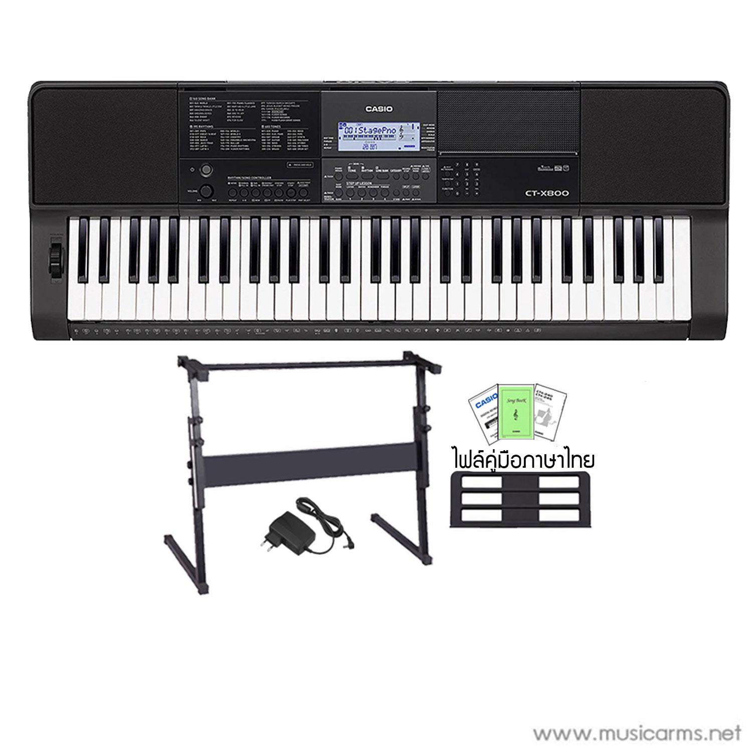Casio CT-X800 | Music Arms ศูนย์รวมคีย์บอร์ดไฟฟ้า Casio