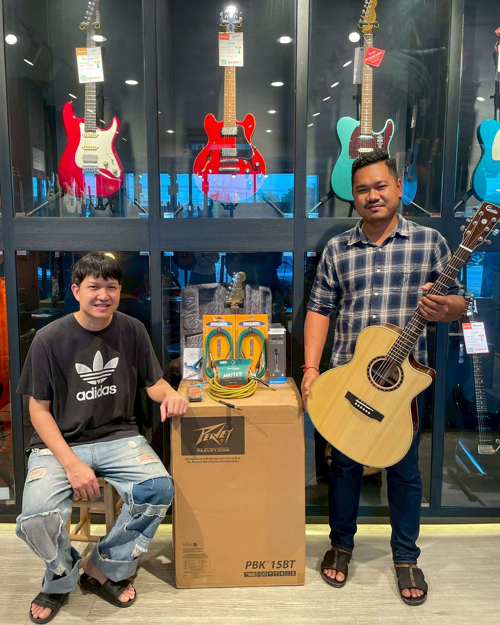 Gusta GAX1C-WN กีตาร์โปร่งไฟฟ้า | Music Arms ศูนย์รวมเครื่องดนตรี ...