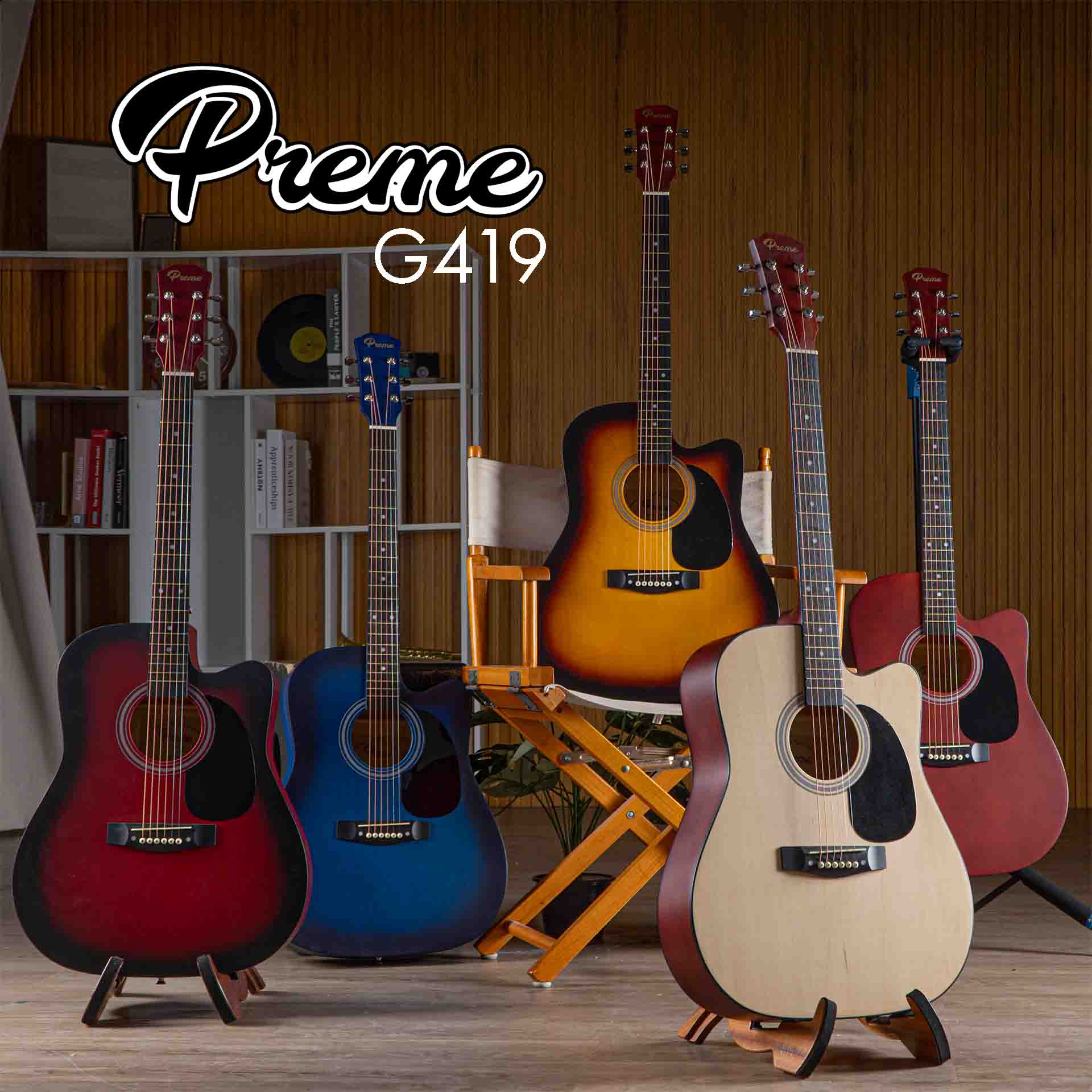 Preme G419 กีตาร์โปร่ง | Music Arms ศูนย์รวมเครื่องดนตรี ตั้งแต่ ...