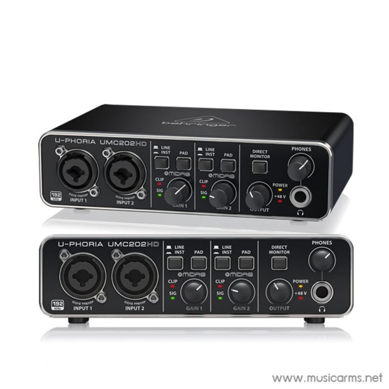 Behringer UMC202HD Audio Interface | Music Arms ศูนย์รวมเครื่องดนตรี ...