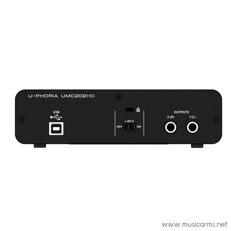 Behringer UMC202HD Audio Interface | Music Arms ศูนย์รวมเครื่องดนตรี ...