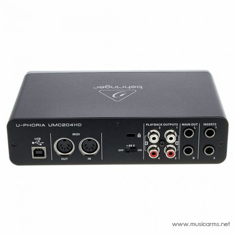 Behringer U-Phoria UMC204HD Audio Interface | Music Arms ศูนย์รวม ...