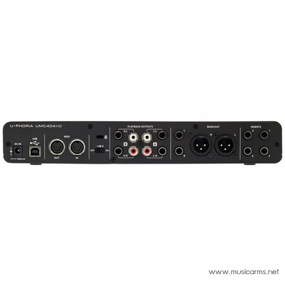 Behringer U-Phoria UMC404HD Audio Interface | Music Arms ศูนย์รวม ...