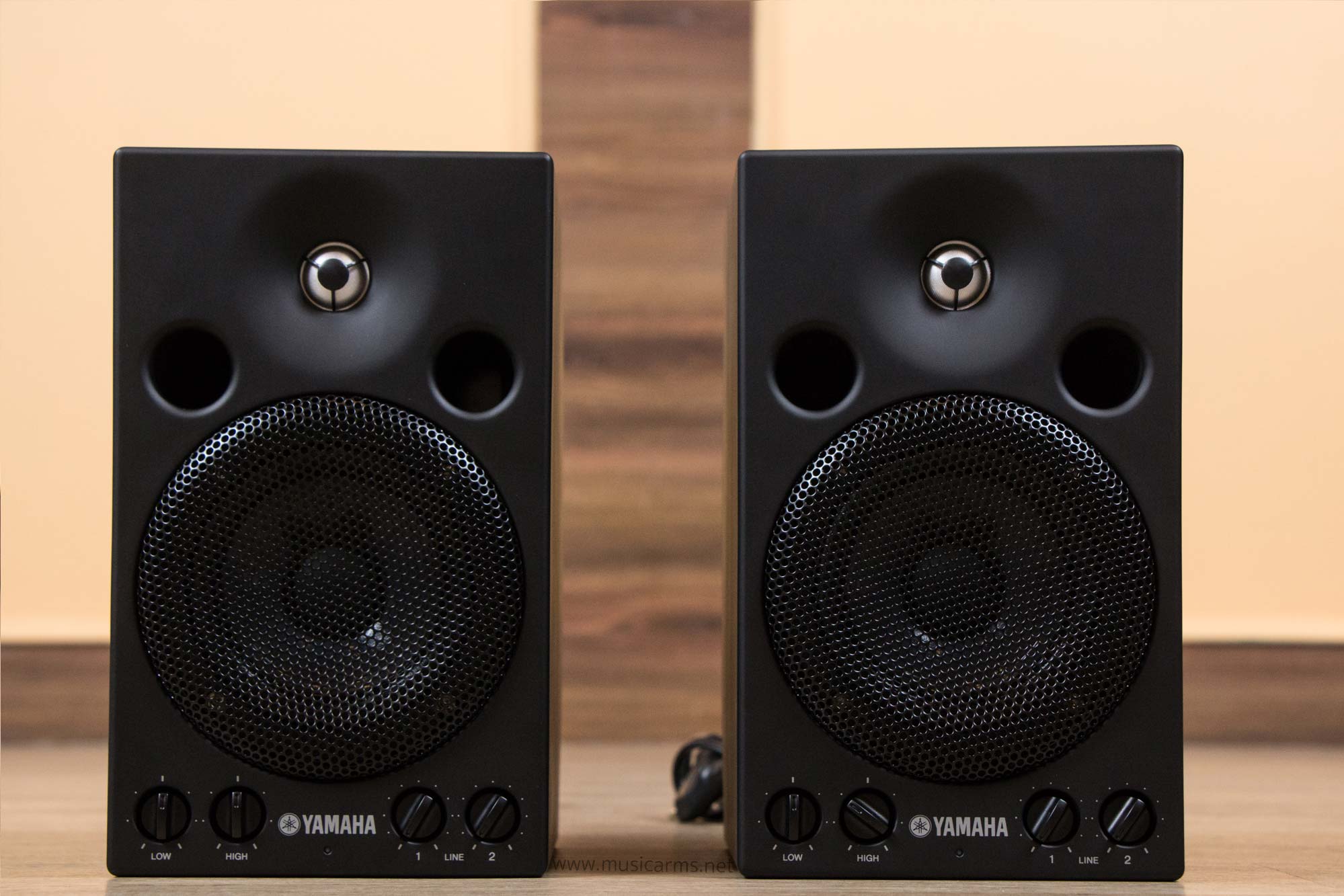 ลำโพงมอนิเตอร์ Yamaha MSP3 Studio Powered Monitor Speaker | Music Arms ...