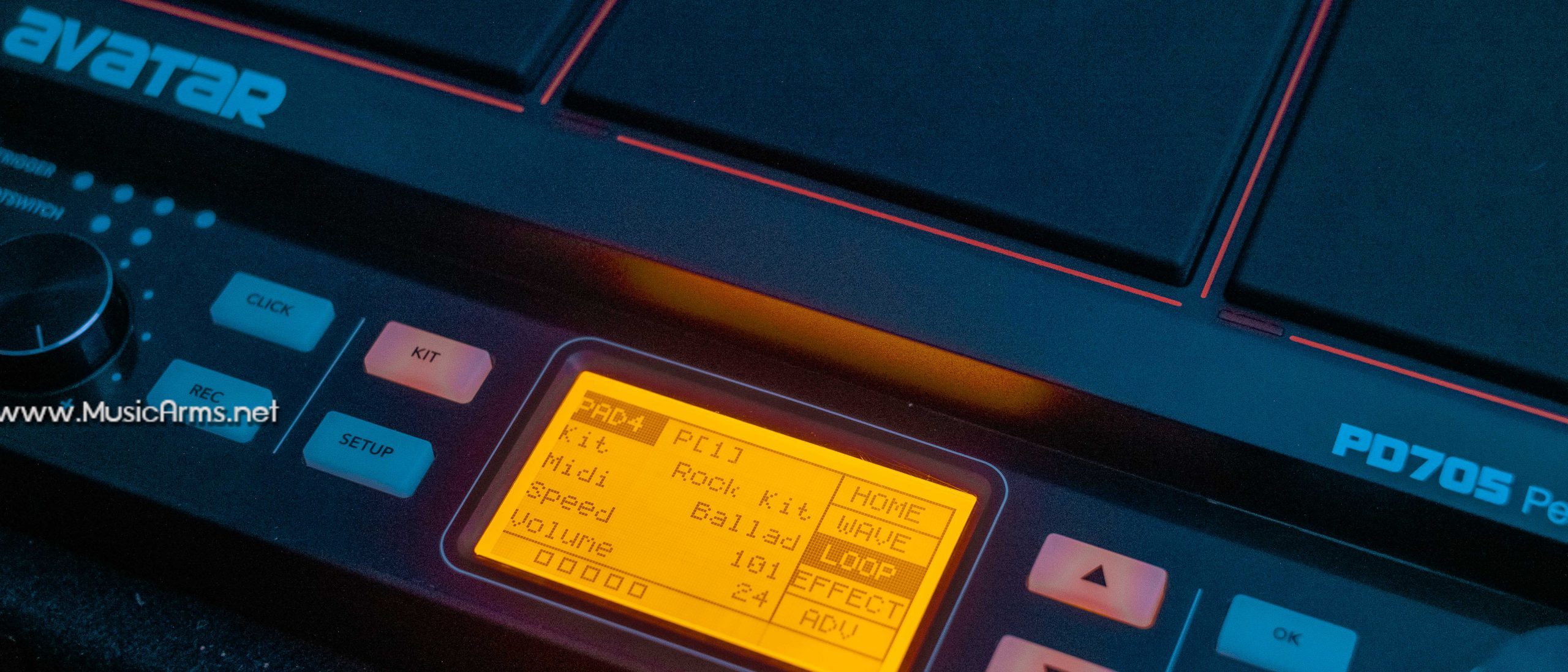 Avatar PD705 Drum Pad | Music Arms ศูนย์รวมเครื่องดนตรี ตั้งแต่เริ่มต้น ...