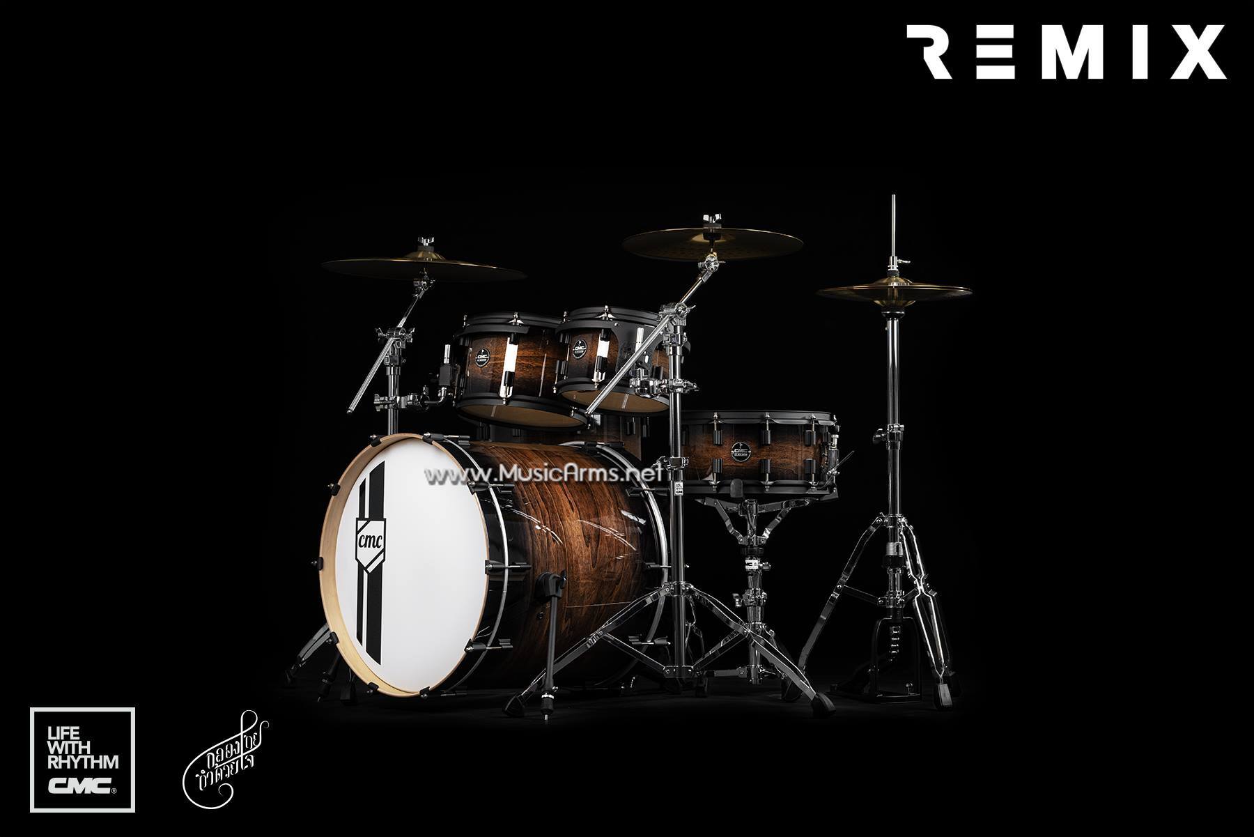 CMC Remix (Poplar + Parawood ) กลองชุด | Music Arms ศูนย์รวมเครื่อง ...