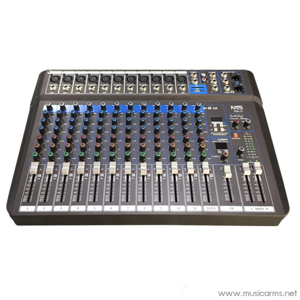 มิกเซอร์ NTS MX-13 | Music Arms ศูนย์รวมเครื่องดนตรี ตั้งแต่เริ่มต้น ถึงมืออาชีพ | Music Arms