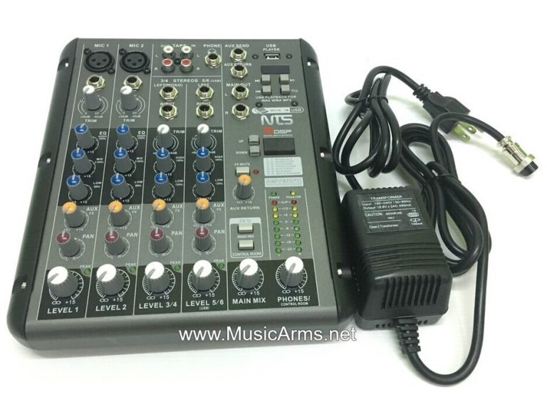 มิกเซอร์ NTS RMV6/2FX | Music Arms ศูนย์รวมเครื่องดนตรี ตั้งแต่เริ่มต้น ถึงมืออาชีพ | Music Arms