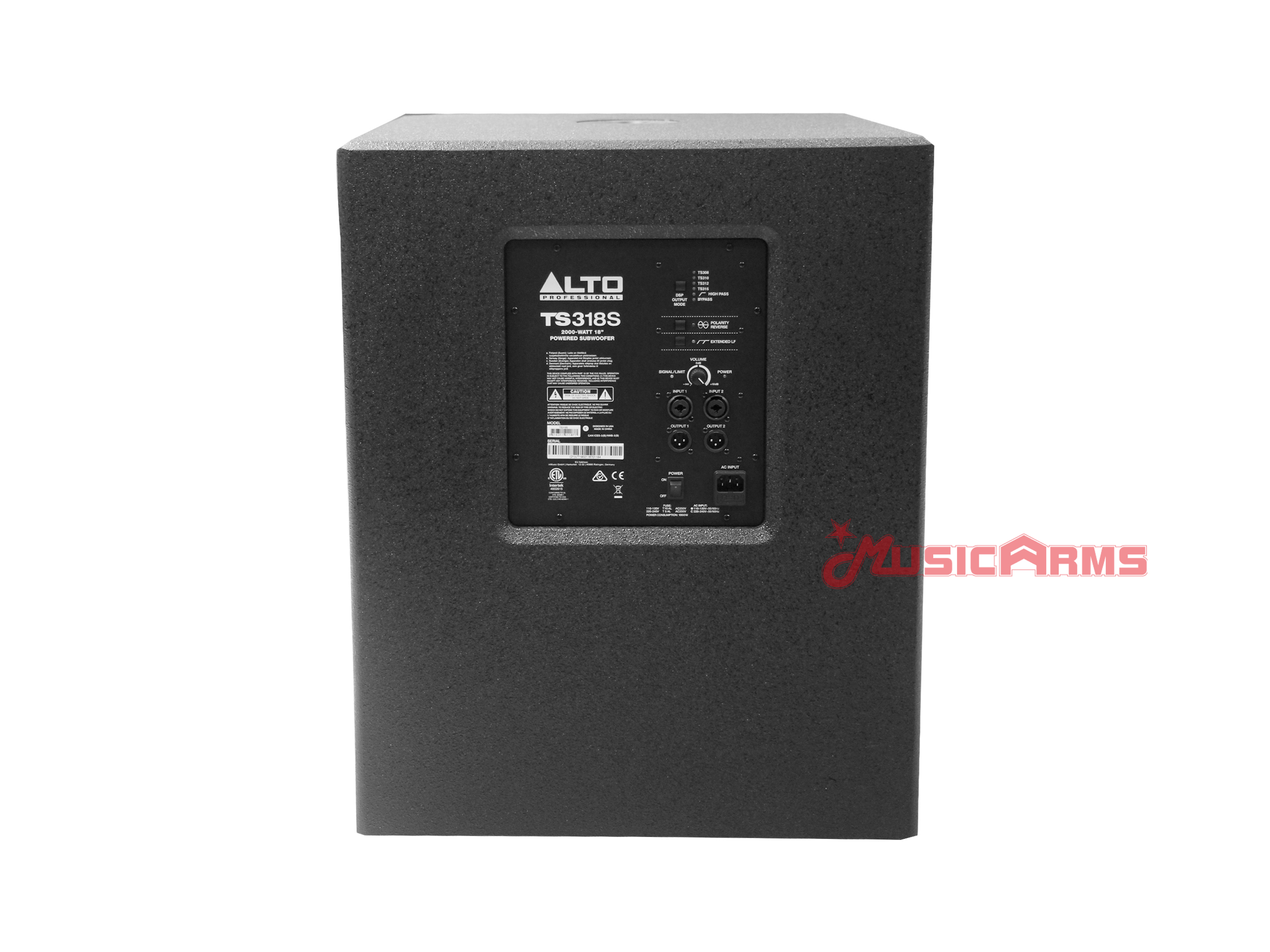 Alto TS318S ลำโพงซับวูฟเฟอร์ 18 นิ้ว แอมป์ในตัว 2000 วัตต์ | Music Arms ...