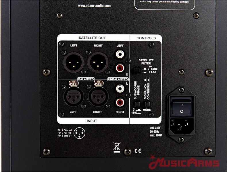 ADAM Audio Sub 8 ลำโพงซับเบส | Music Arms ศูนย์รวมเครื่องดนตรี ตั้งแต่ ...