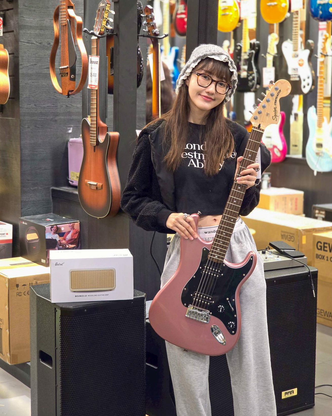 Squier Affinity Stratocaster HH กีตาร์ไฟฟ้า | กีตาร์ไฟฟ้า Music Arms