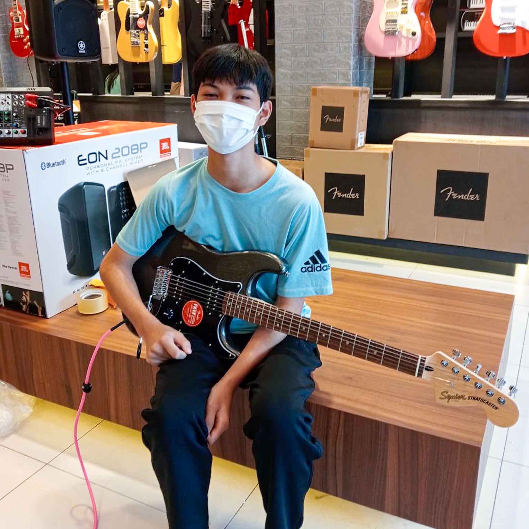 Squier Affinity Stratocaster HH กีตาร์ไฟฟ้า | กีตาร์ไฟฟ้า Music Arms