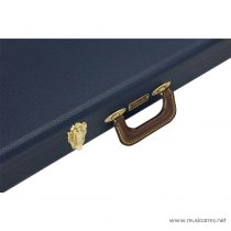 Fender-Classic-Series-Wood-Case-Strat-Navy-Blue-Lock | Music Arms