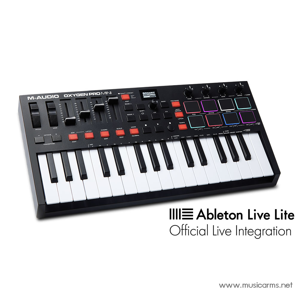 M-Audio Oxygen Pro Mini MIDI Controller 32 คีย์ | Music Arms ศูนย์รวม ...