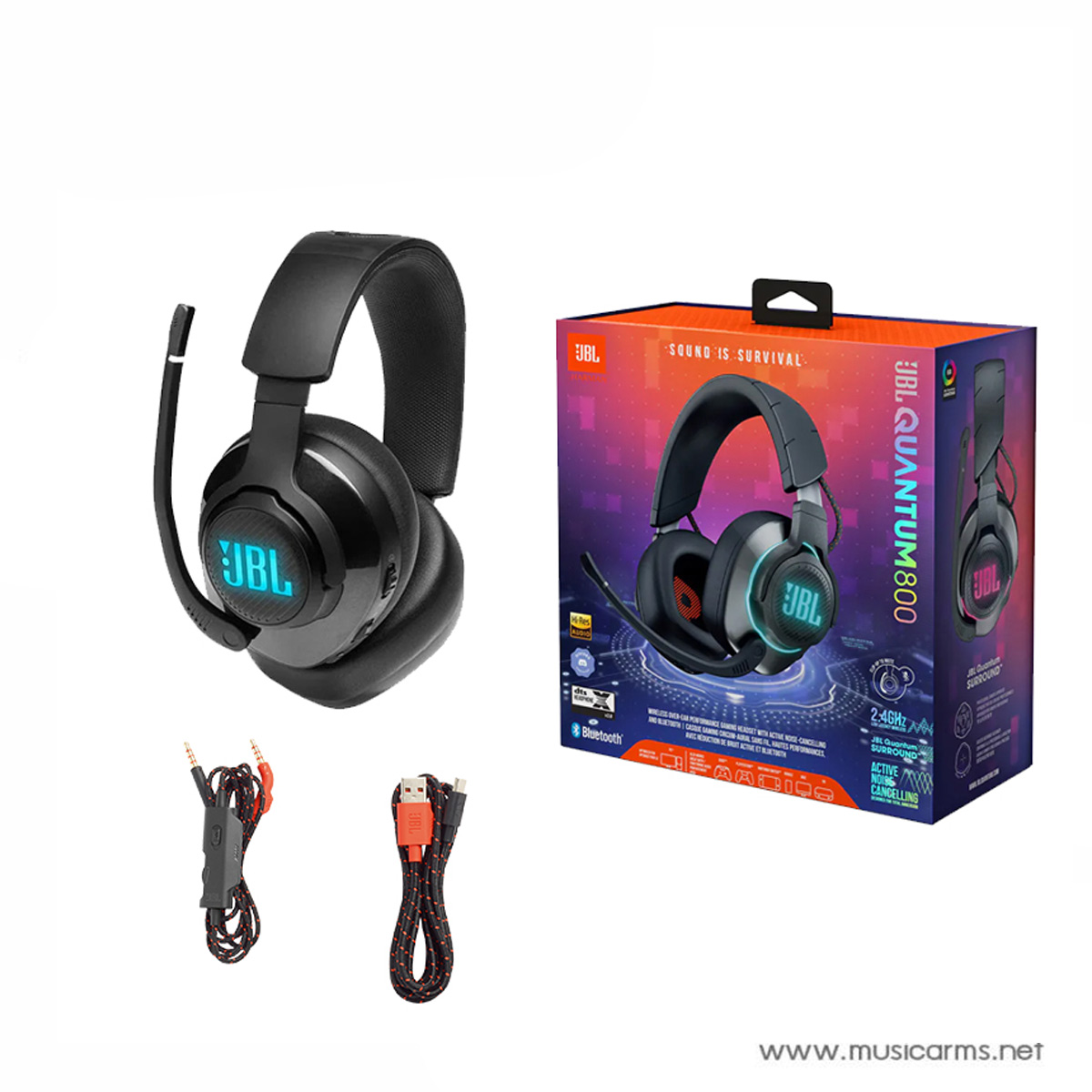JBL Quantum 400 หูฟังครอบหู | Music Arms ศูนย์รวมเครื่องดนตรี ตั้งแต่ ...