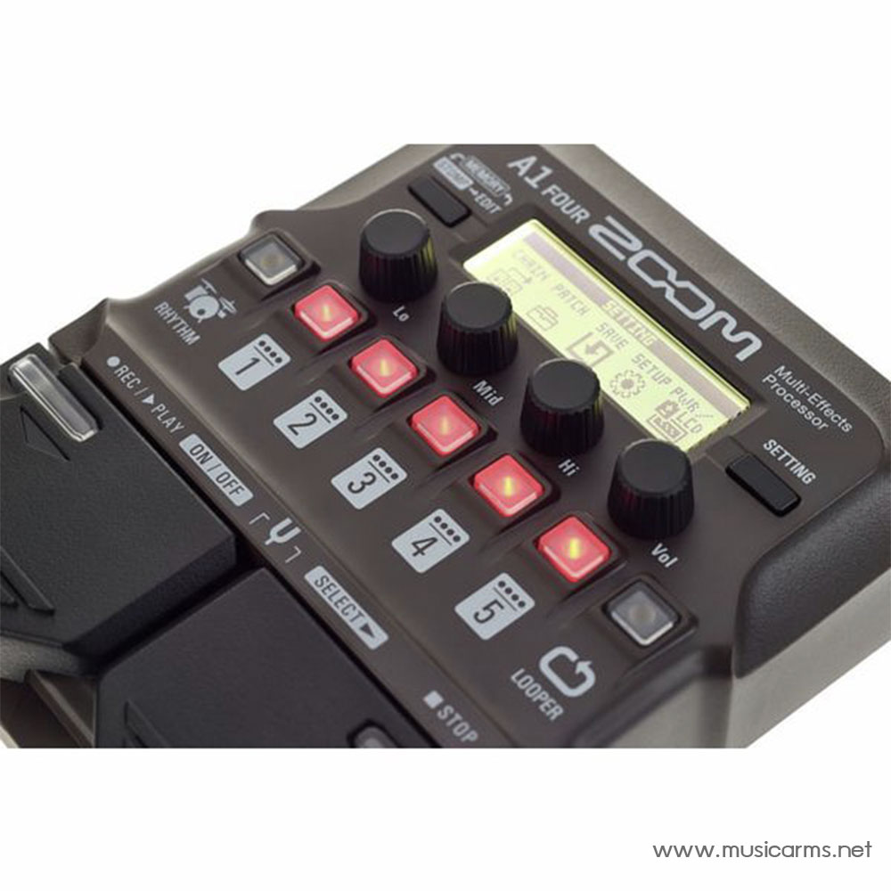 Zoom A1 Four มัลติเอฟเฟคกีตาร์โปร่ง | Music Arms ศูนย์รวมเครื่องดนตรี ...