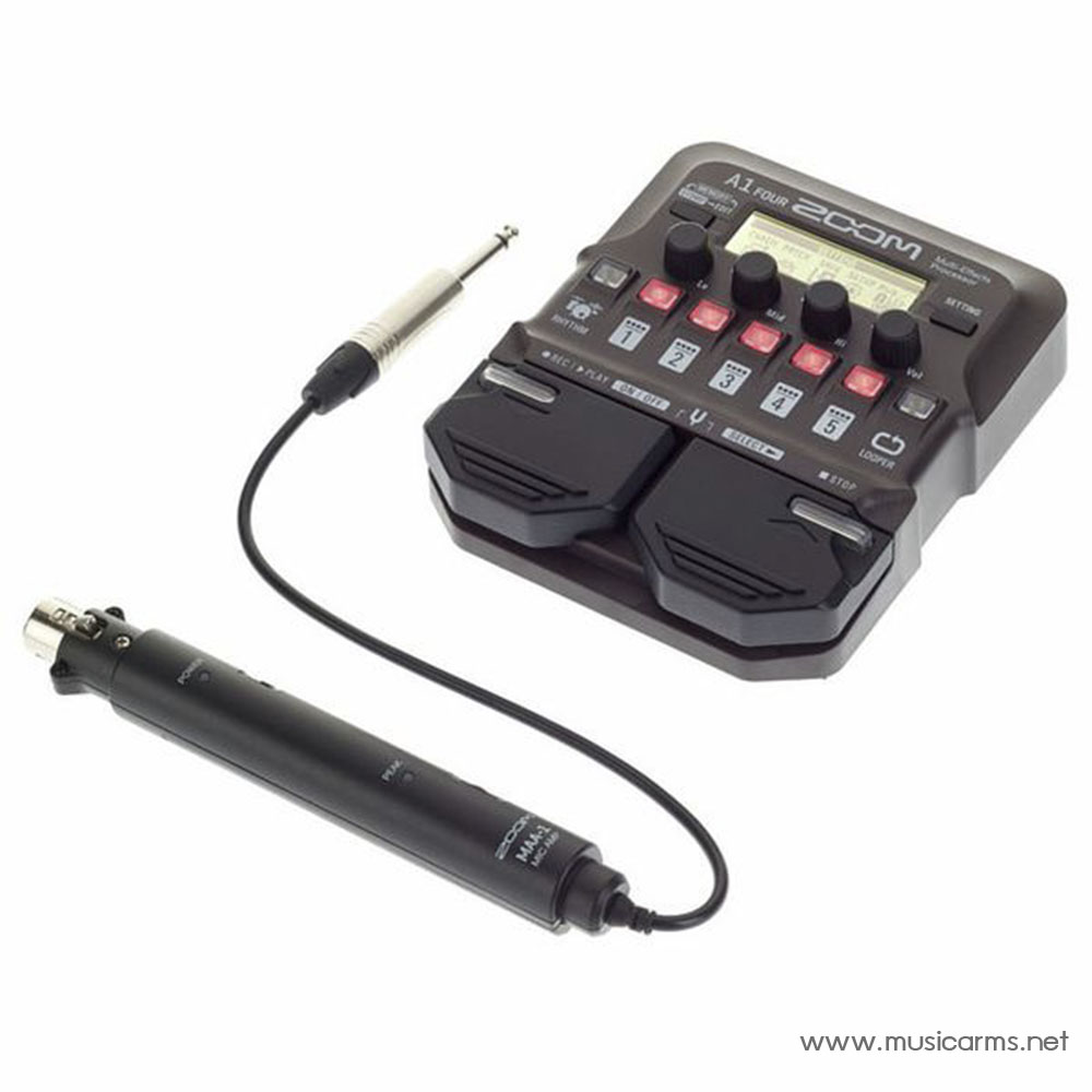 Zoom A1 Four มัลติเอฟเฟคกีตาร์โปร่ง | Music Arms ศูนย์รวมเครื่องดนตรี ...