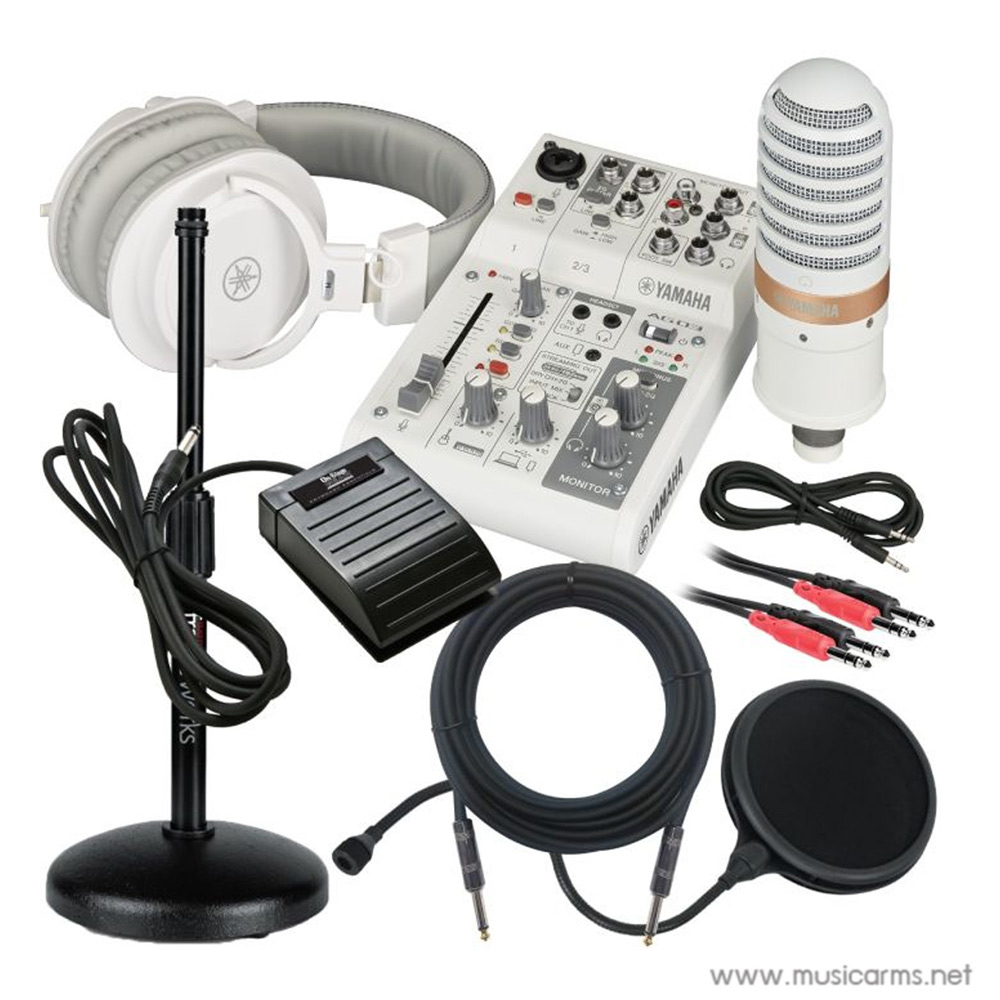 Yamaha AG03 Mk2 Livestreaming Pack Digital Mixer | Music Arms ศูนย์รวม ...