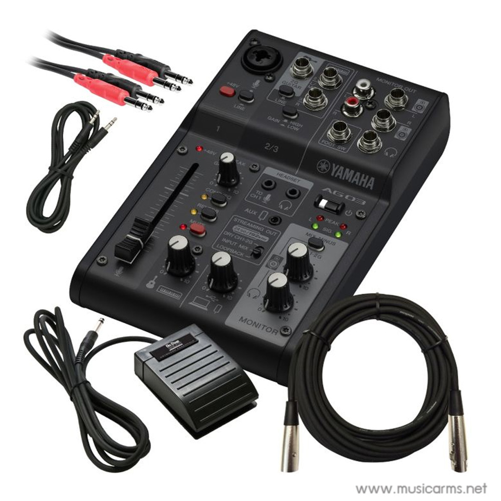 Yamaha AG03 Mk2 Livestreaming Pack Digital Mixer | Music Arms ศูนย์รวม ...