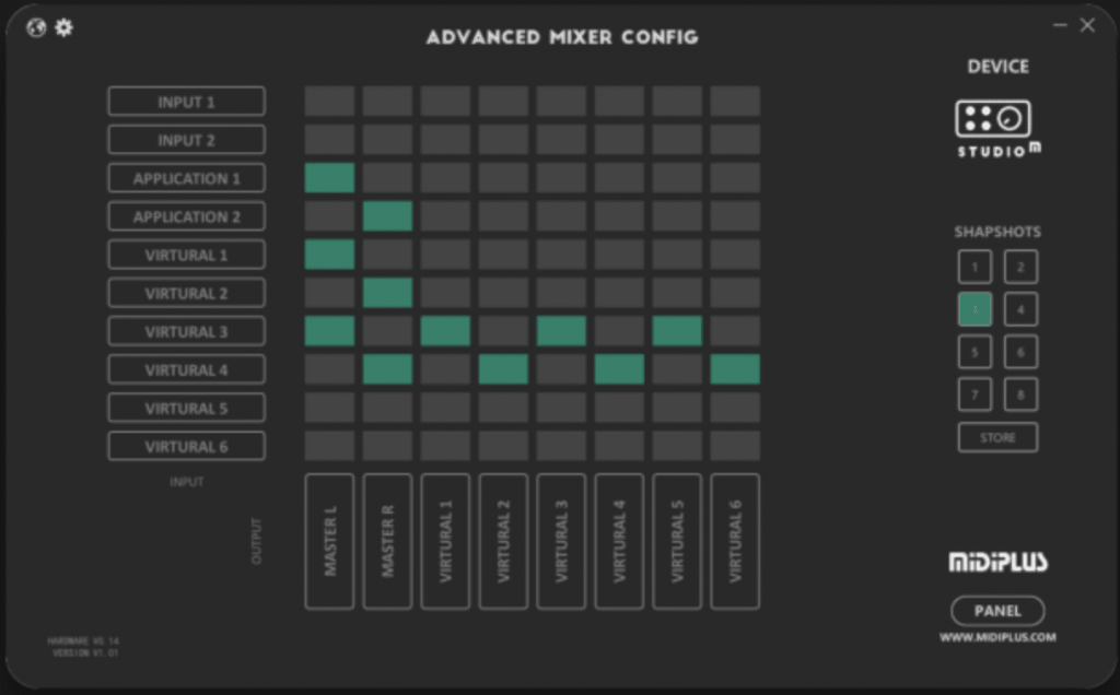Midiplus Studio M Pro ออดิโอ อินเตอร์เฟส | Music Arms ศูนย์รวมเครื่อง ...