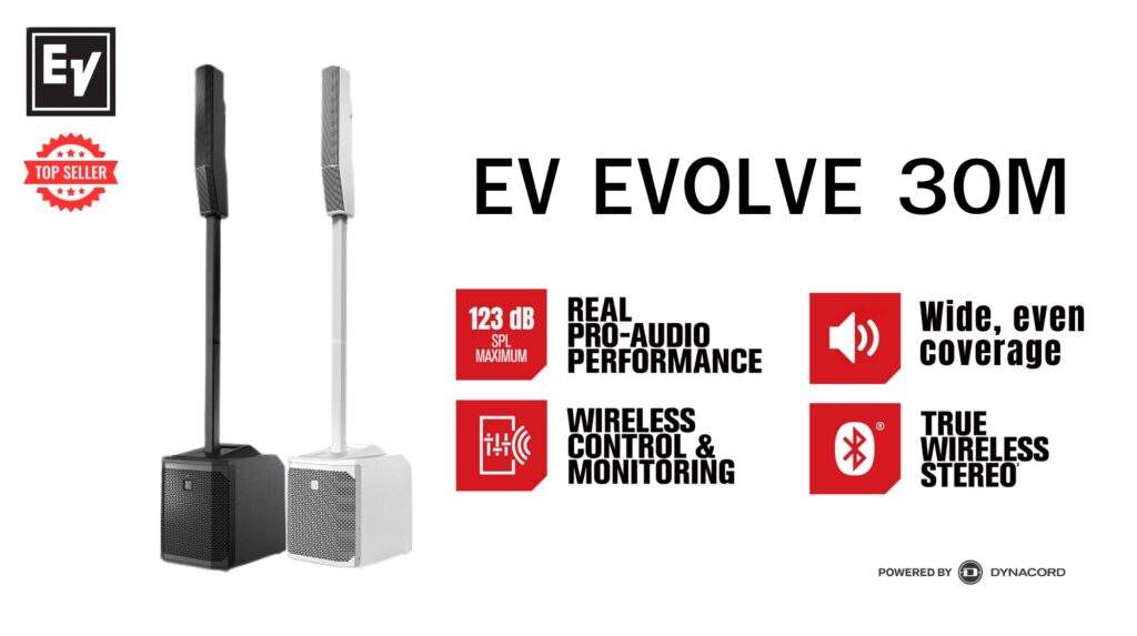 Electro-Voice Evolve 30M ลำโพงคอลัมน์ 6×2.8 นิ้ว ซับ 10 นิ้ว 1000 วัตต์ | Music Arms ศูนย์รวม ...