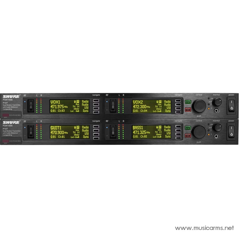 Shure PSM 1000 P10TE Wireless Transmitter for PSM 1000 | Music Arms ...