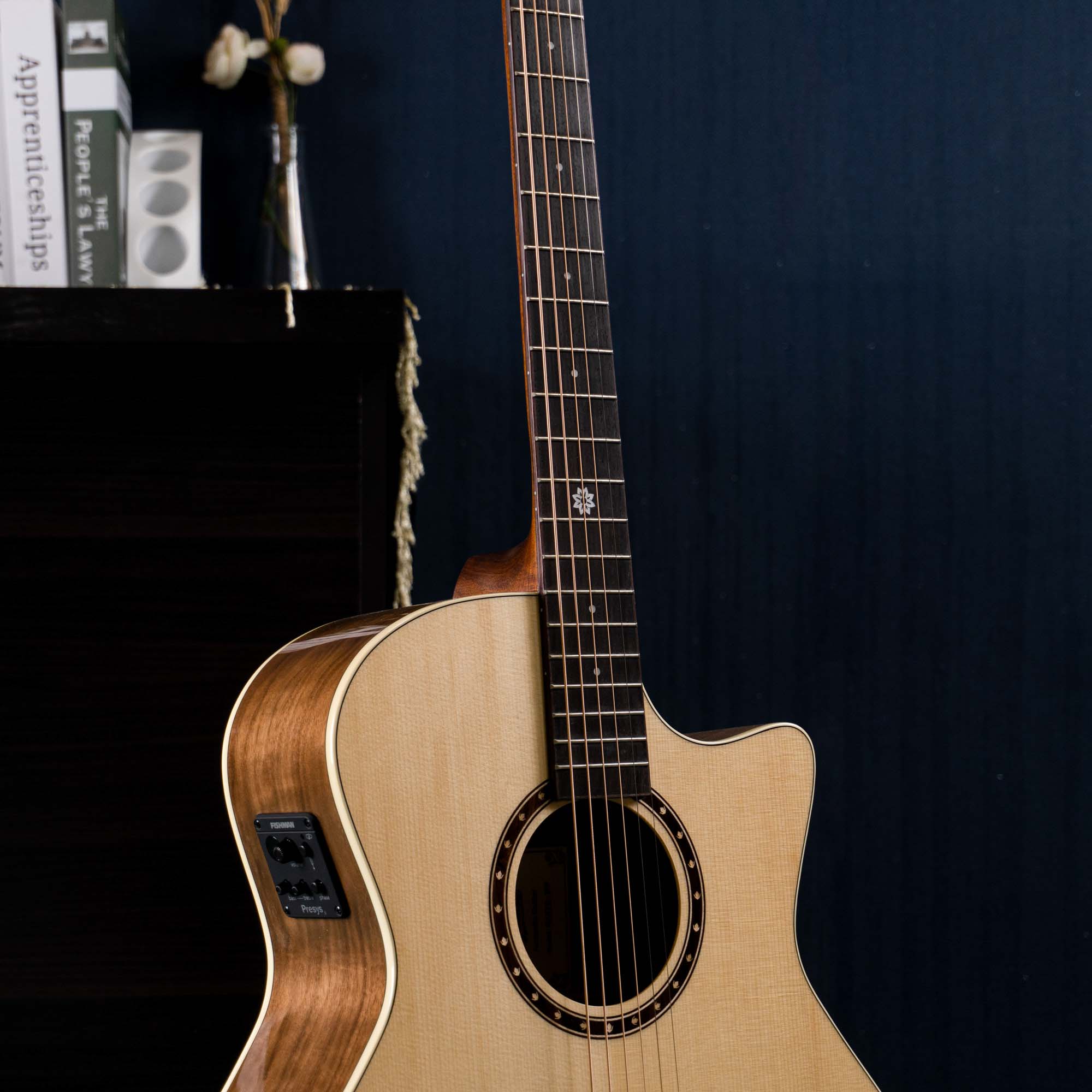 Gusta GAX1C-WN กีตาร์โปร่งไฟฟ้า | Music Arms ศูนย์รวมเครื่องดนตรี ...