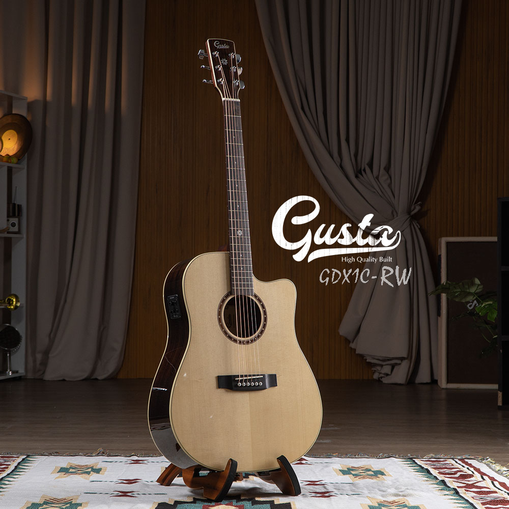 Gusta GDX1C-RW กีตาร์โปร่งไฟฟ้า | Music Arms ศูนย์รวมเครื่องดนตรี ...