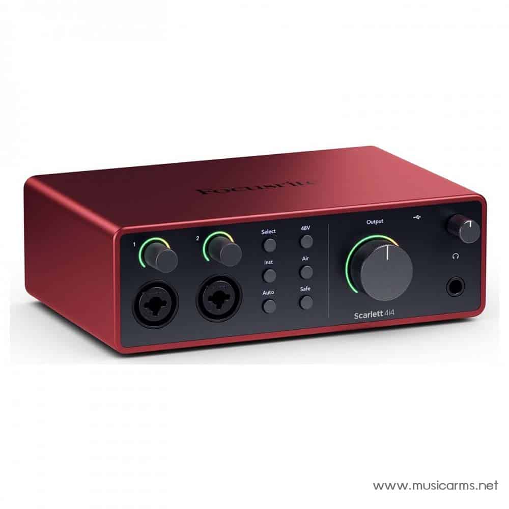 Focusrite Scarlett 4i4 4th Gen ออดิโอ อินเตอร์เฟส | Music Arms ศูนย์รวม ...