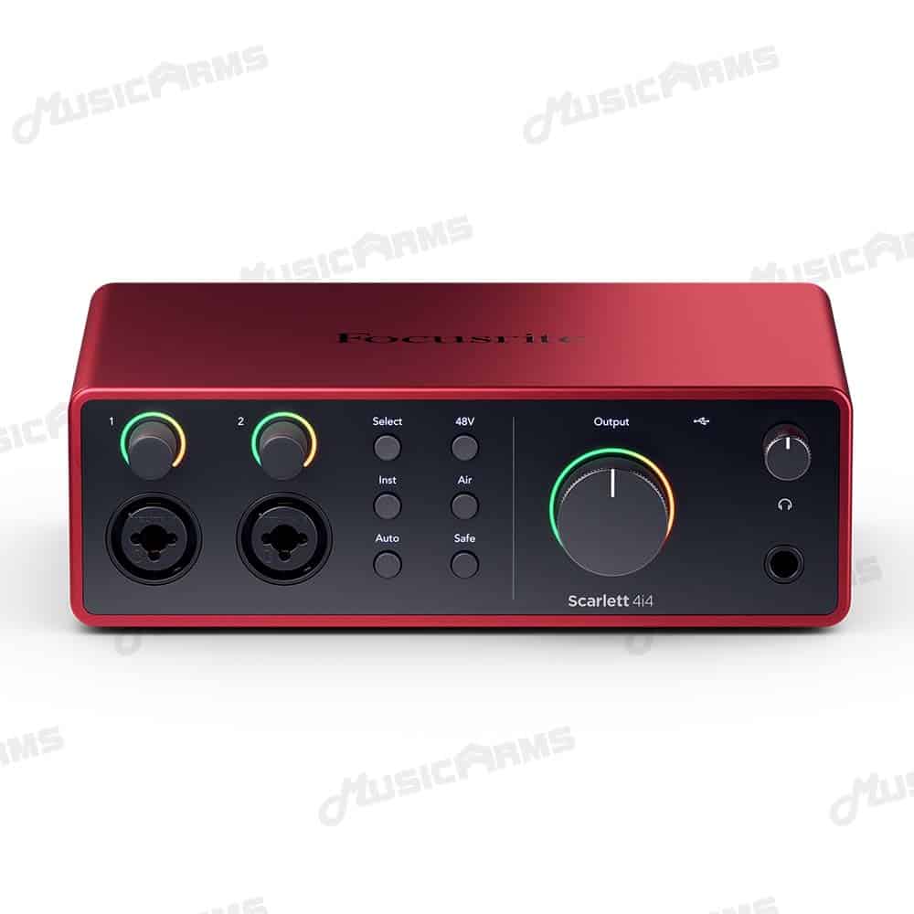 Focusrite Scarlett 4i4 4th Gen ออดิโอ อินเตอร์เฟส | Music Arms ศูนย์รวม ...