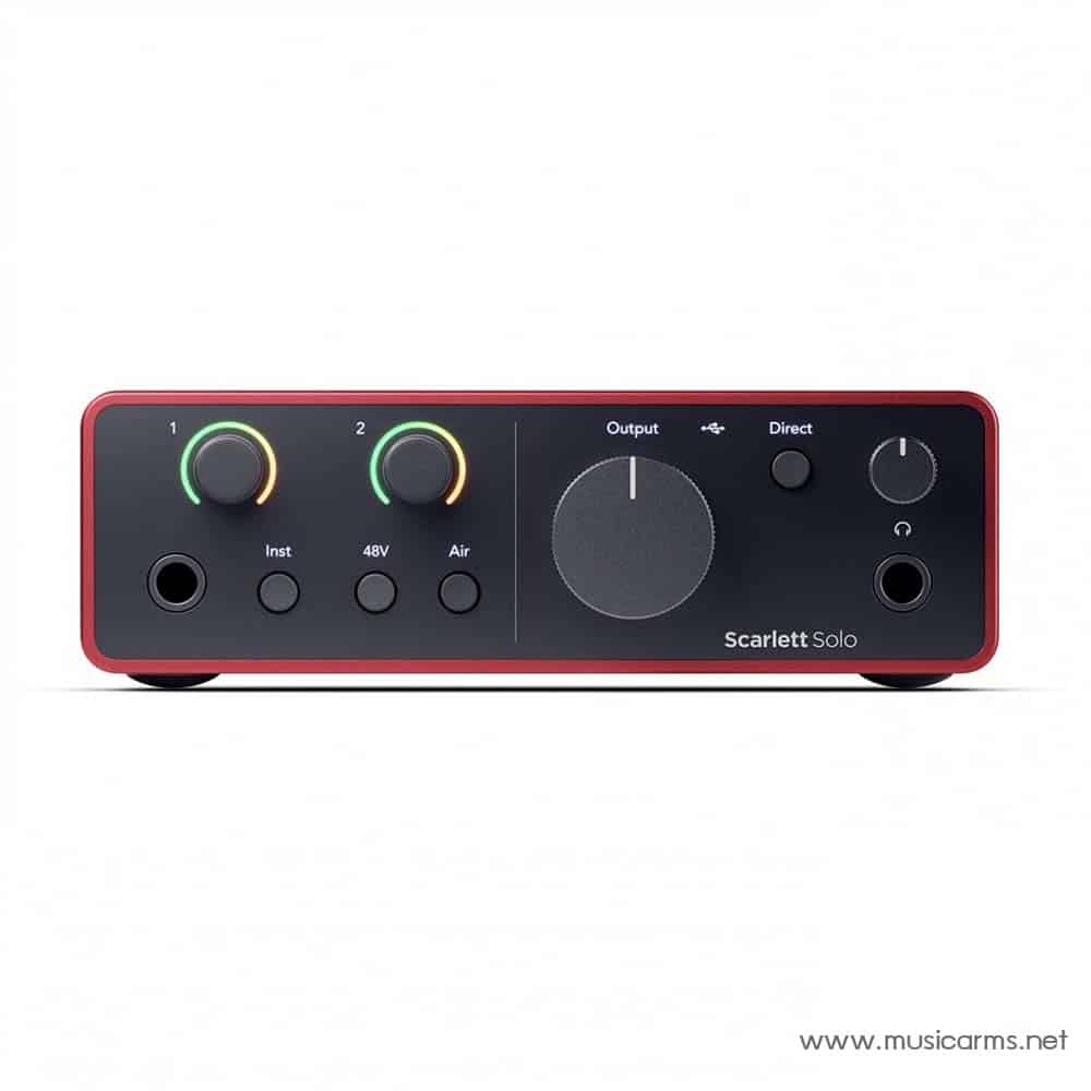Focusrite Scarlett Solo 4th Gen ออดิโอ อินเตอร์เฟส | Music Arms ศูนย์ ...