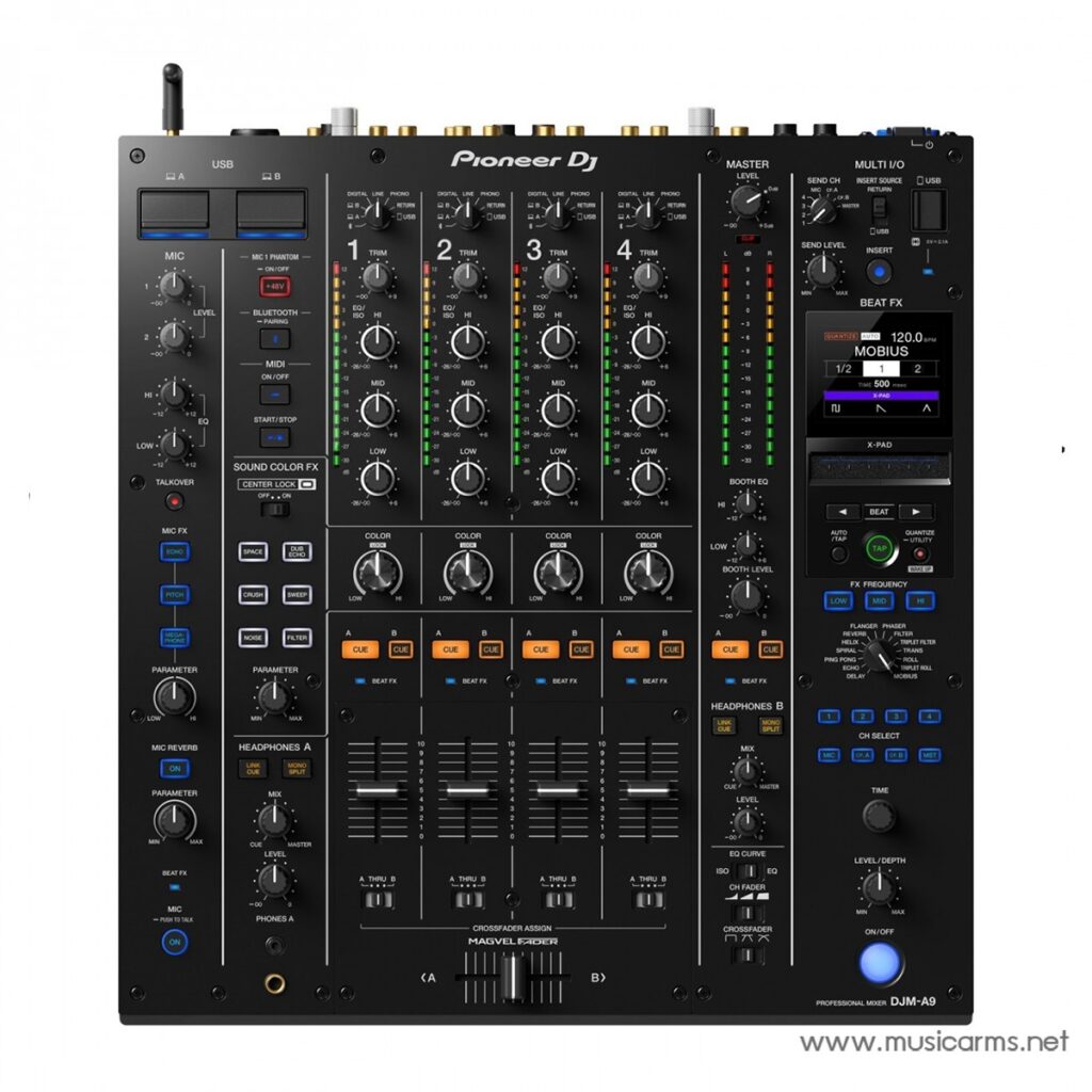 Pioneer DJM-A9 DJ Mixer | Music Arms ศูนย์รวมเครื่องดนตรี ตั้งแต่เริ่มต้น ถึงมืออาชีพ | Music Arms