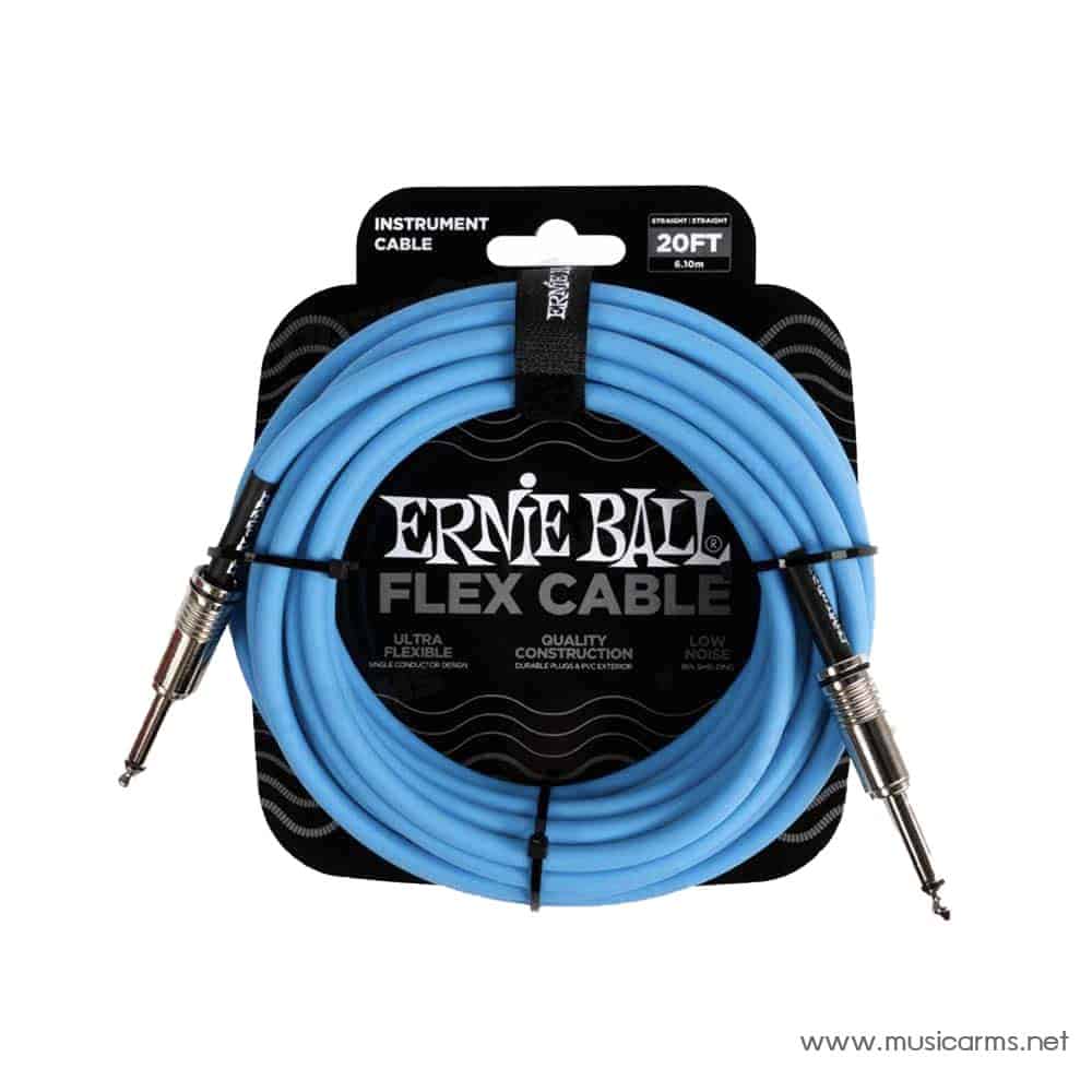 Ernie Ball Flex Instrument Cable 20FT Straight/Straight สายแจ็ค 20 ฟุต ...