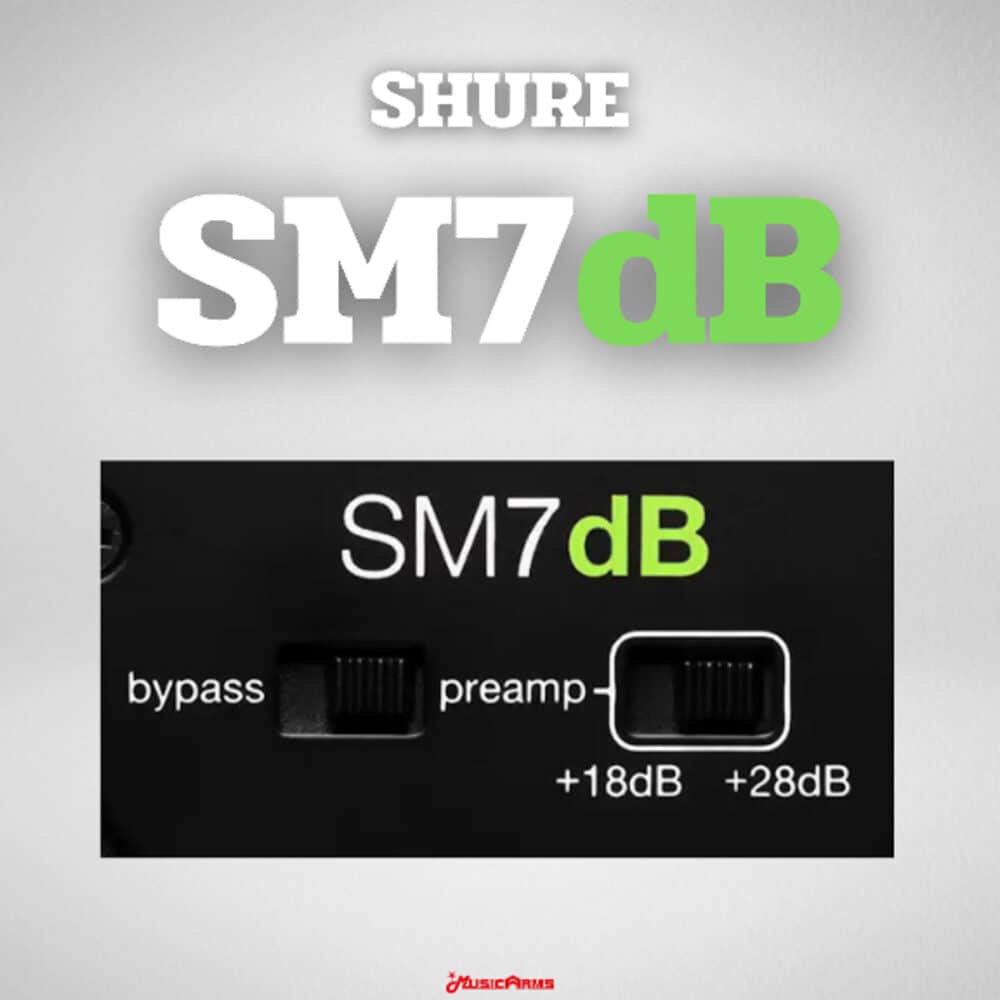 SHURE SM7dB ไมโครโฟน Dynamic มี Preamp | Music Arms ศูนย์รวมเครื่อง ...