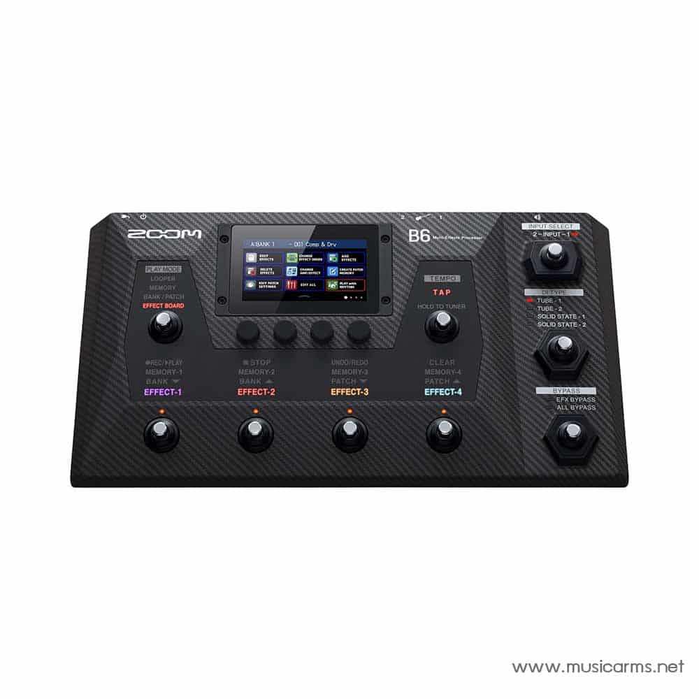 Zoom B6 มัลติเอฟเฟคเบส | Music Arms ศูนย์รวมเครื่องดนตรี ตั้งแต่ ...