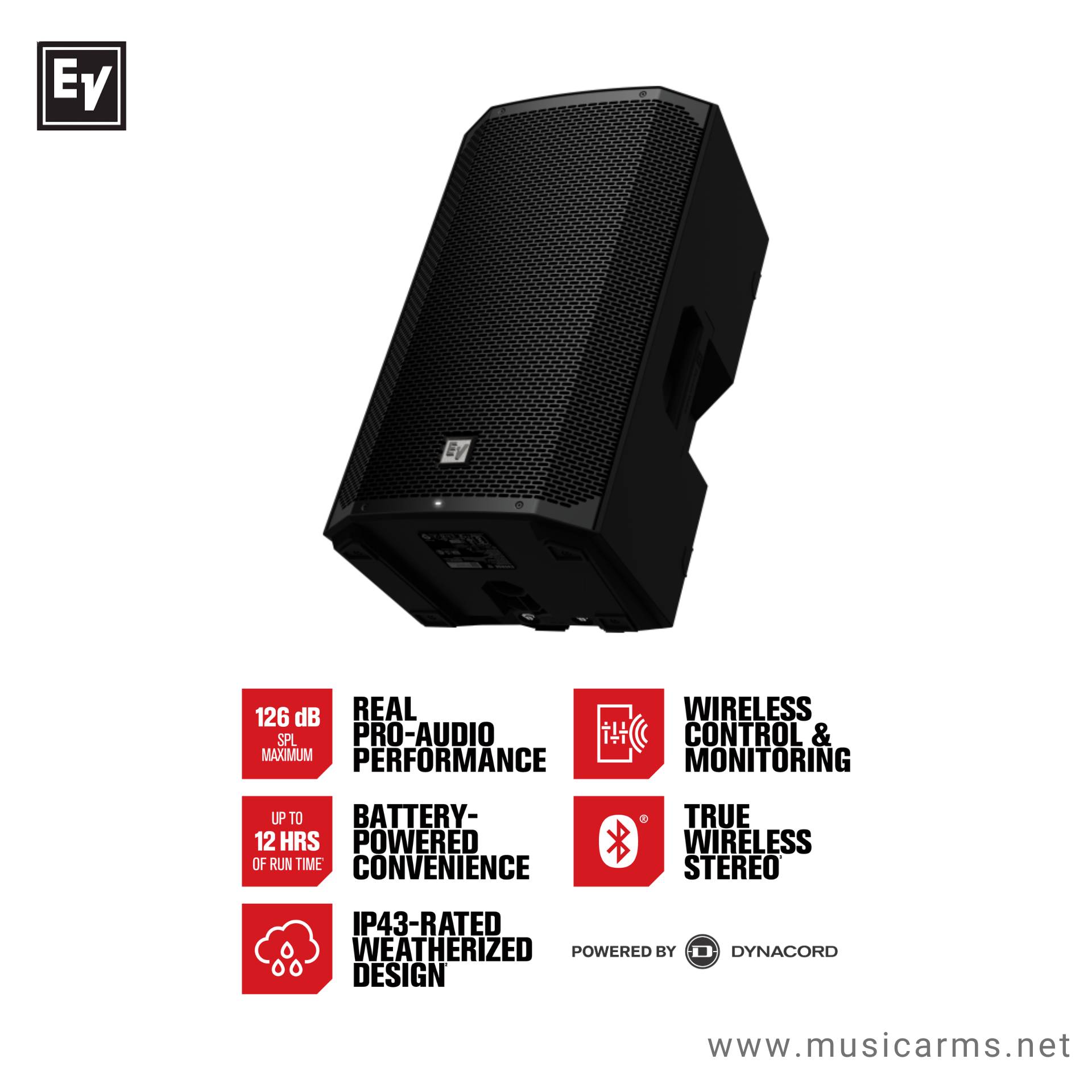 EV EVERSE 12 ลำโพงพกพา 12 นิ้ว มีแบตเตอรี่ในตัว | Music Arms ศูนย์รวม ...