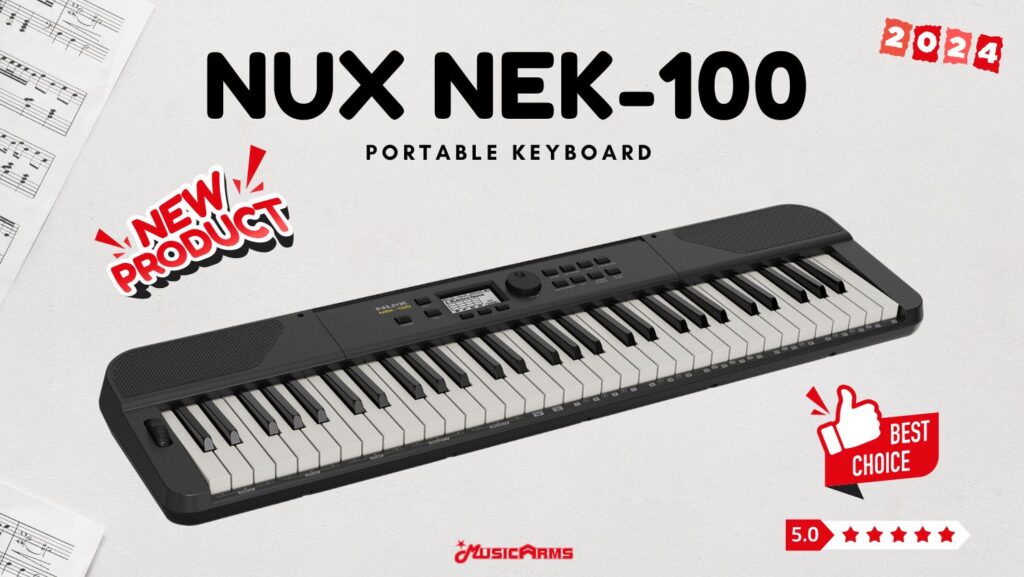 NUX NEK-100 คีย์บอร์ดไฟฟ้าพกพา ขนาดกระทัดรัด ใหม่!!!ต้อนรับปี 2025 | Music Arms ศูนย์รวมเครื่อง ...