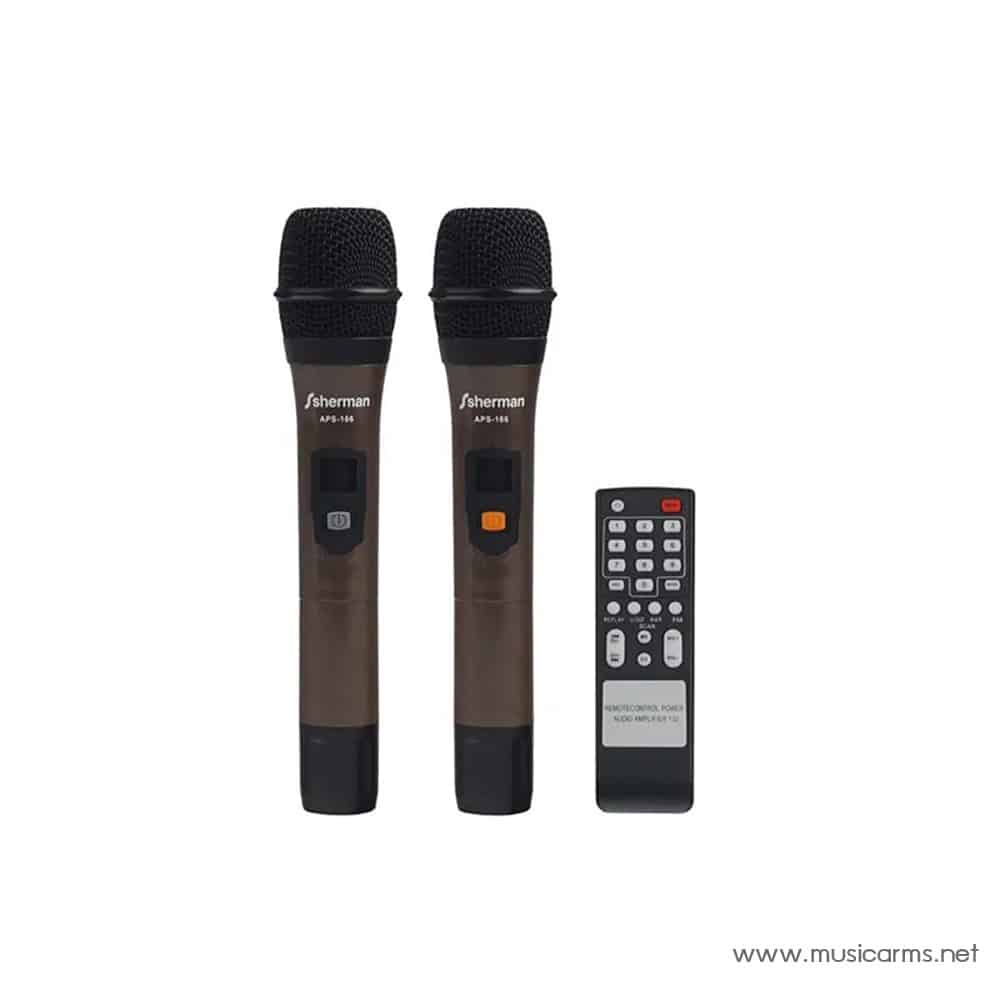 Sherman APS-155 + ลำโพง Bluetooth พร้อมไมค์ลอย 1 คู่ | Music Arms ศูนย์ ...