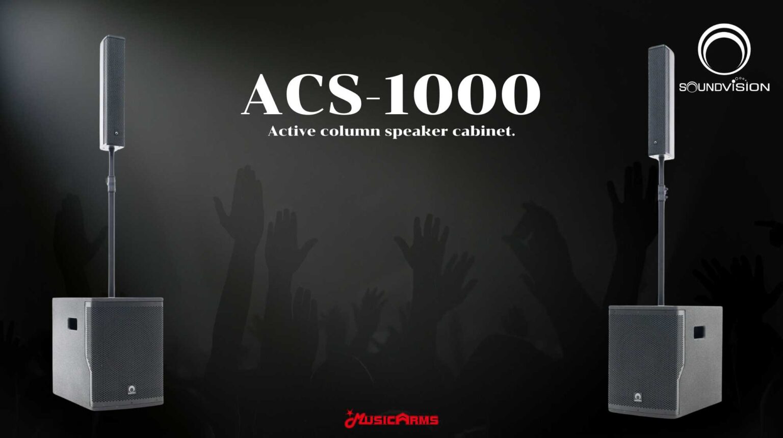 SOUNDVISION ACS-1000 ลำโพงคอลัมน์ | Music Arms ศูนย์รวมเครื่องดนตรี ...