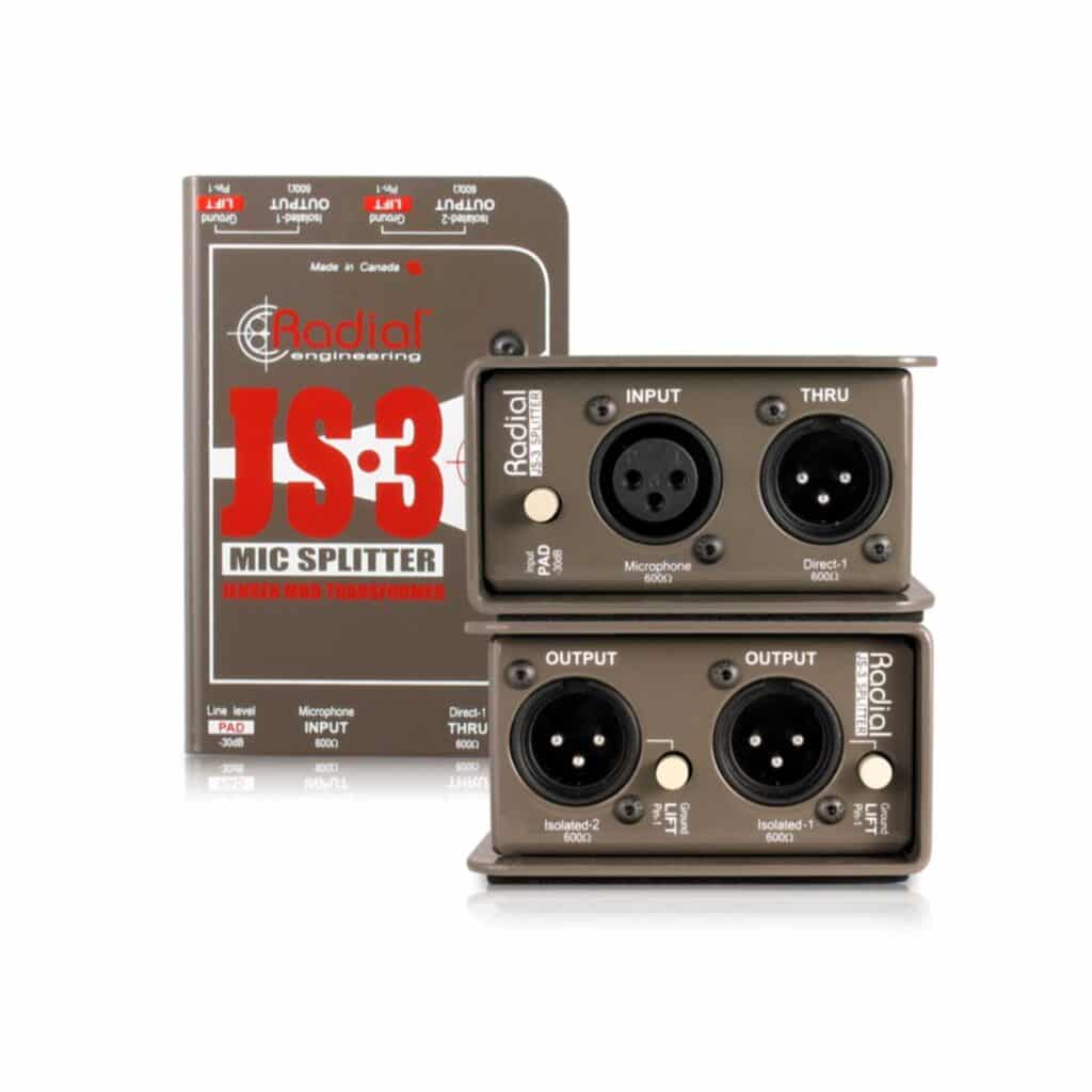 Radial JS3 Microphone Splitter ดีไอบ๊อกซ์ | Music Arms ศูนย์รวมเครื่อง ...