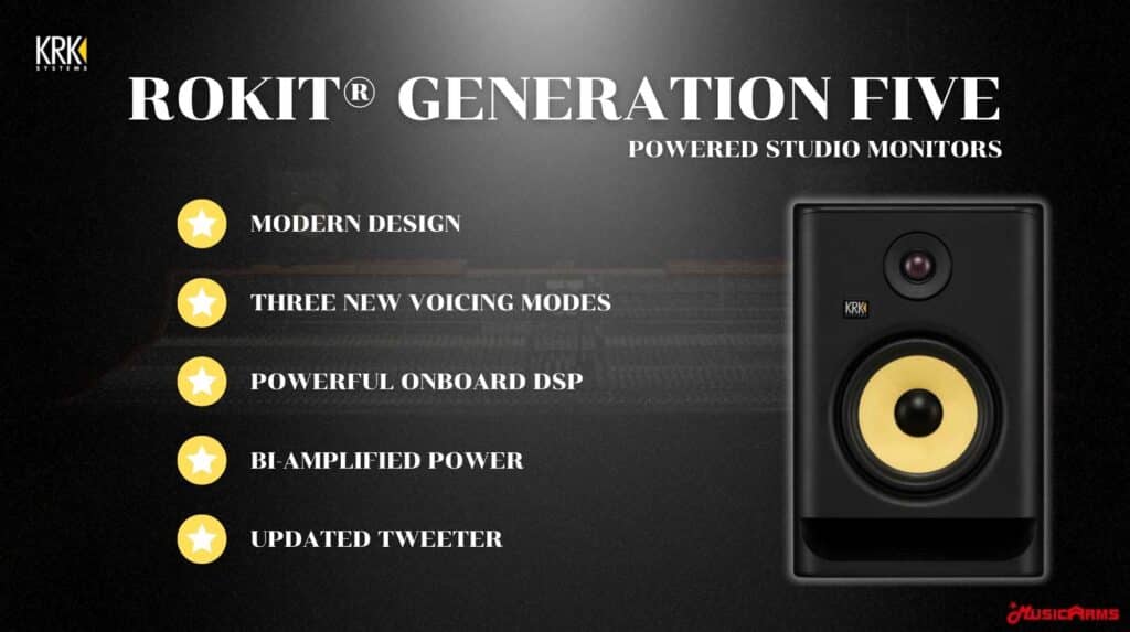KRK Rokit 5 Generation 5 มาตรฐานระดับมืออาชีพ | Music Arms ศูนย์รวม ...