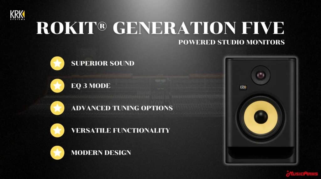 KRK Rokit 5 Generation 5 มาตรฐานระดับมืออาชีพ | Music Arms ศูนย์รวม ...